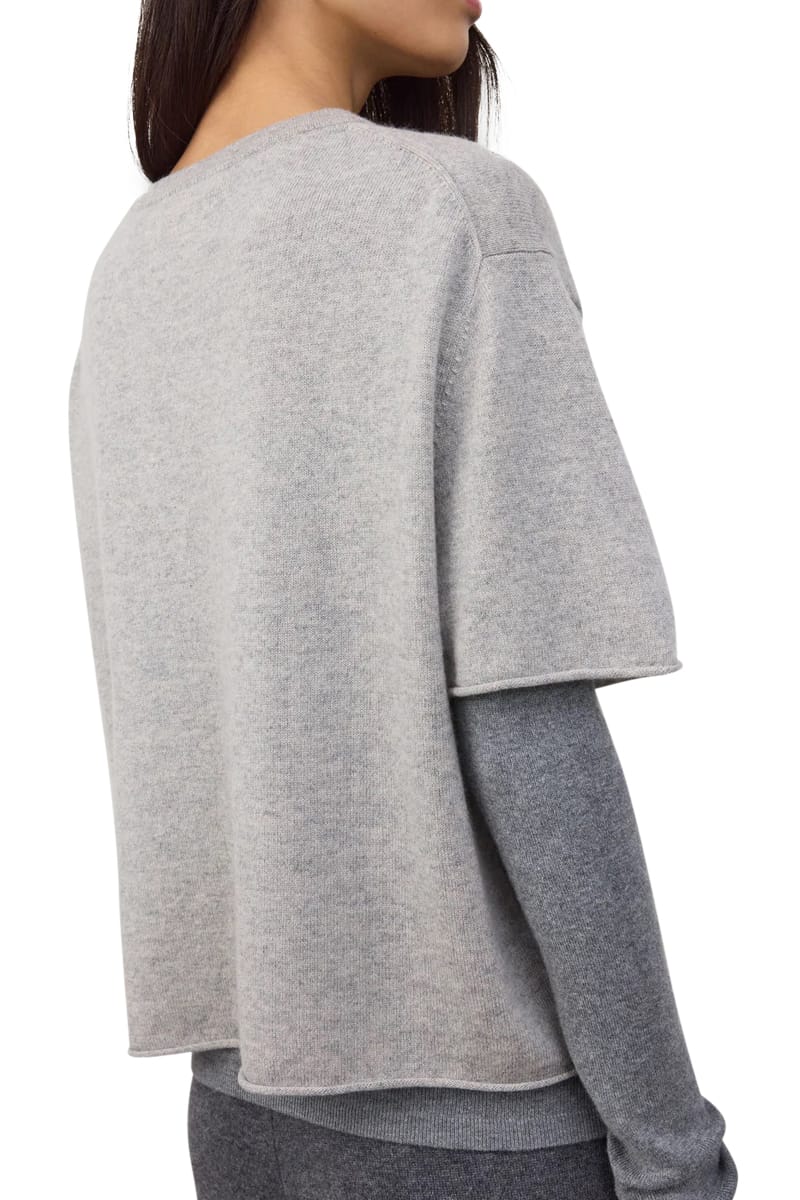 LISA YANG T-Shirts DOVE GREY Cila 2023084 – La Maison Dupuis